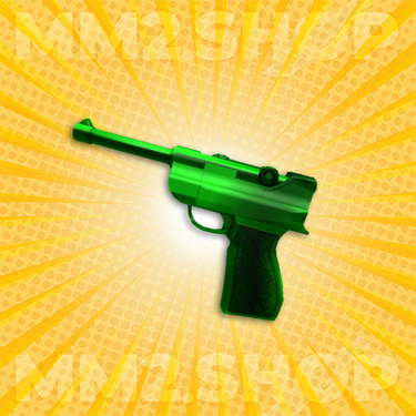 Green Luger Gun – mm2shop